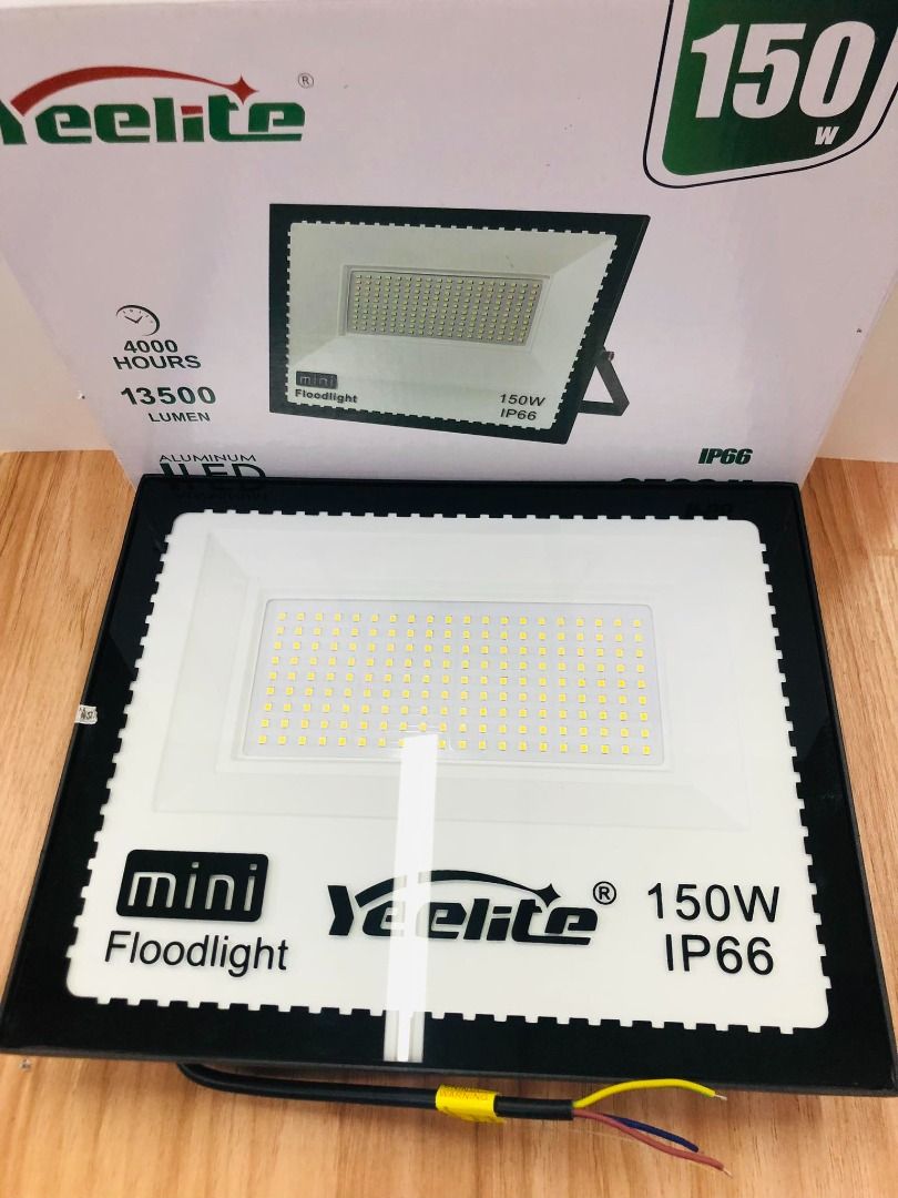 YEELITE LED FLOOD LIGHT (150W) 220V (YKMCC150W), Furniture & Home ...