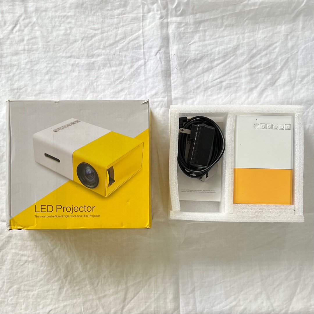 Yg Portable Mini Lcd Projector Tv Home Appliances Tv Entertainment Projectors On