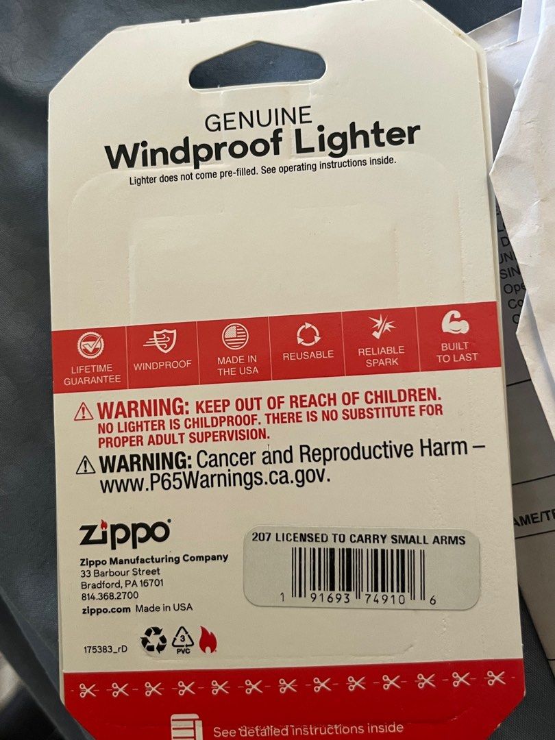 Zippo lighter T-Rex, Everything Else on Carousell