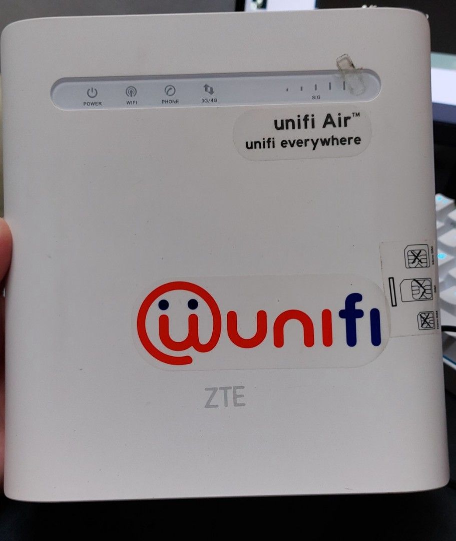 Zte Unifi Sim Card Router Computers And Tech Parts And Accessories