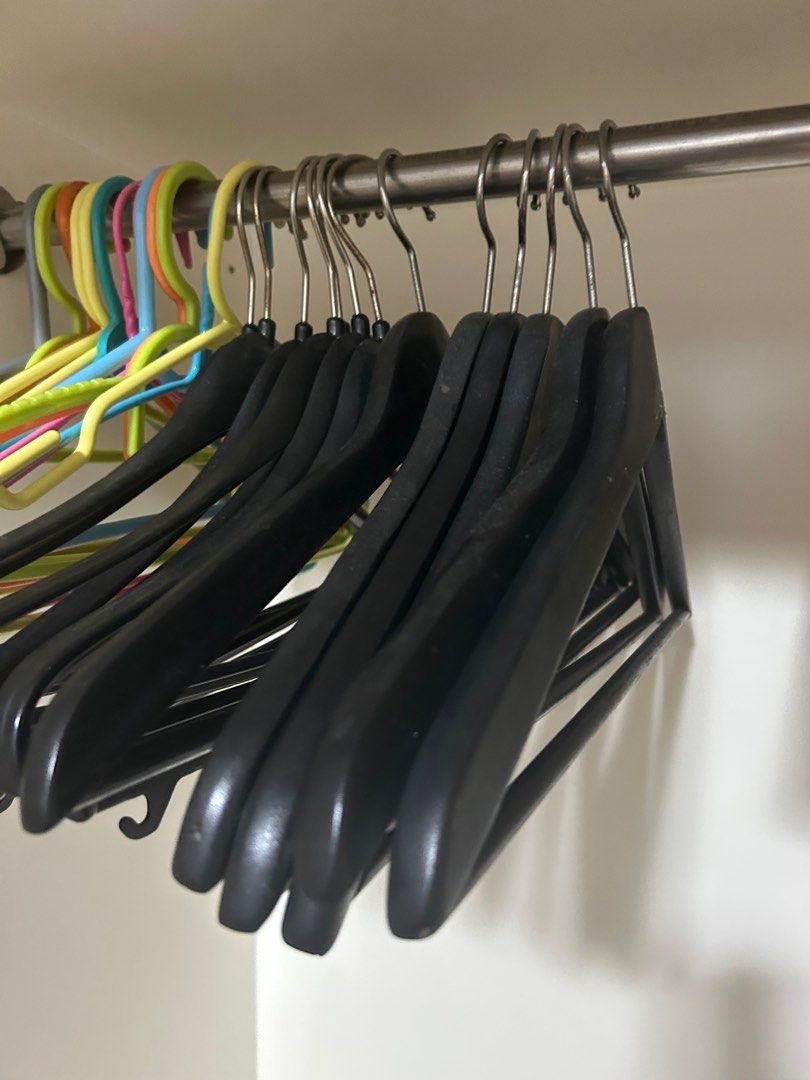 100 + hangers all for $20, Furniture & Home Living, Home Improvement ...