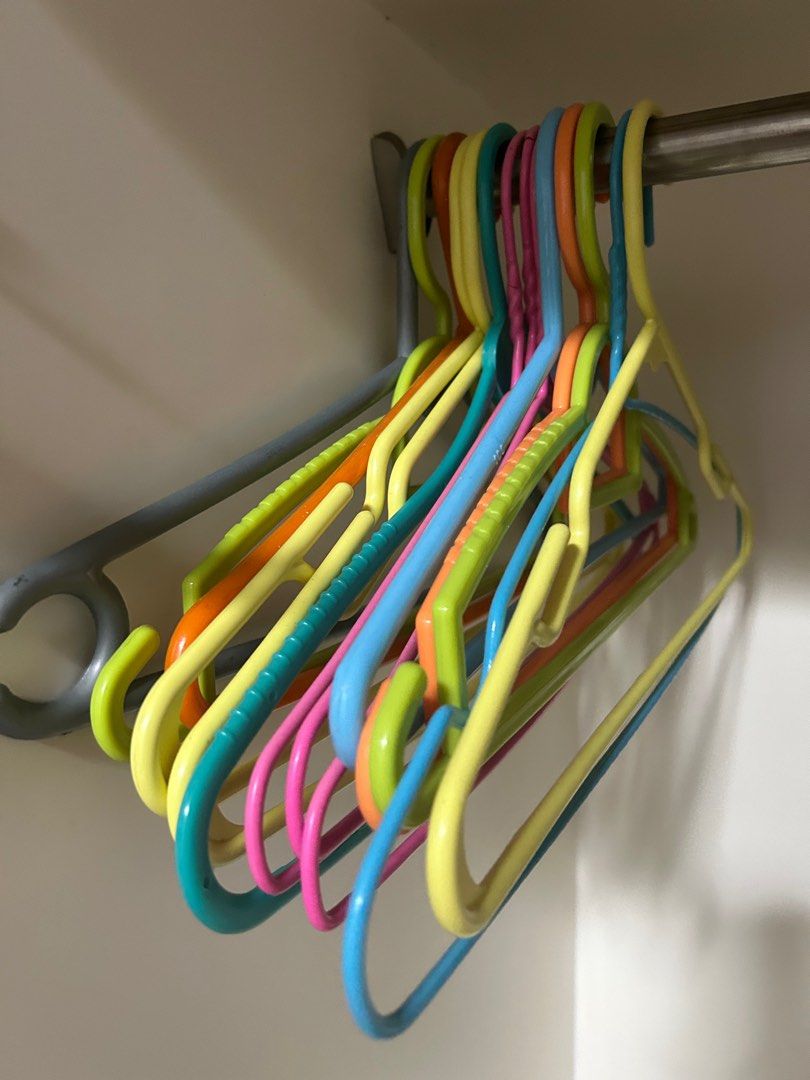 100 + hangers all for $20, Furniture & Home Living, Home Improvement ...