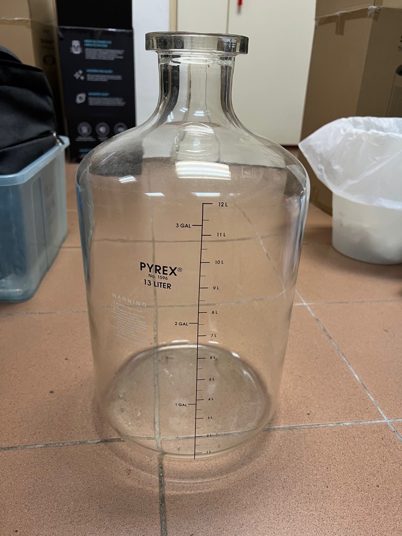 13L Pyrex Carboy no. 1596, Furniture & Home Living, Home Decor ...
