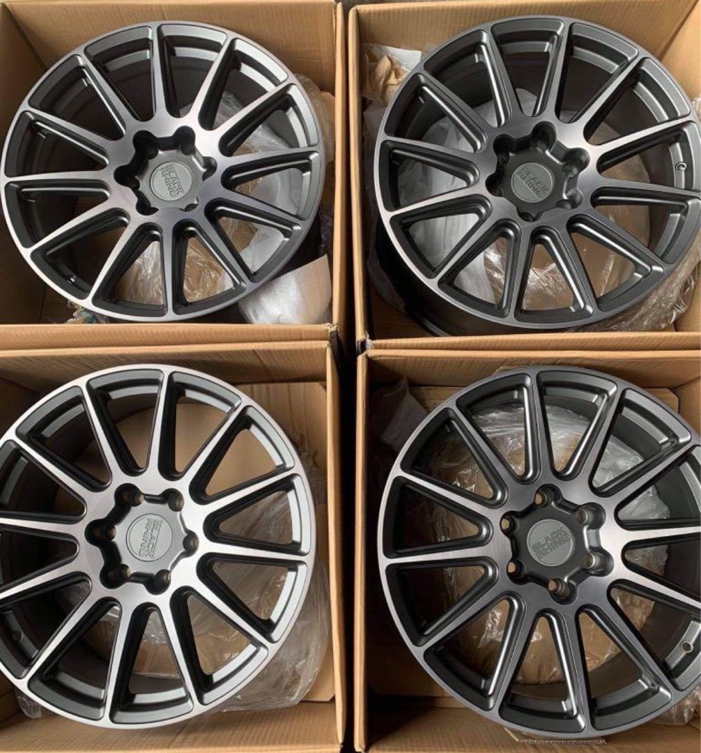 20” Blackrhino Waza Gunmetal mags 6Holes pcd 139 Bnew, Car Parts ...