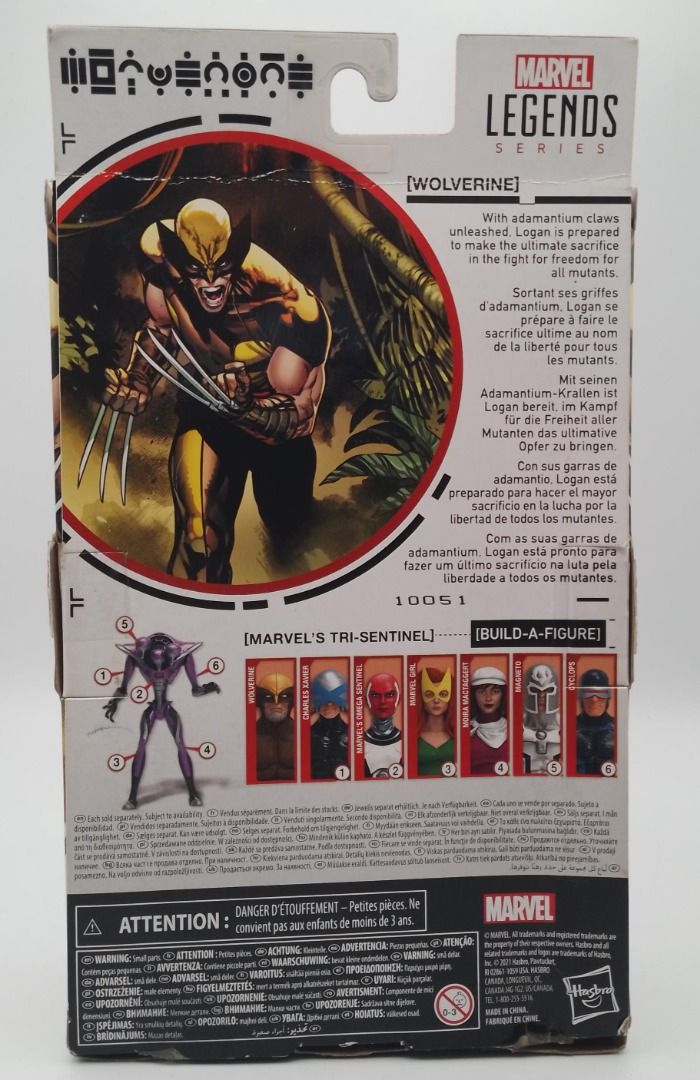 6 INCH HASBRO Wolverine Marvel X Men Marvel Legends Series Articulated ...