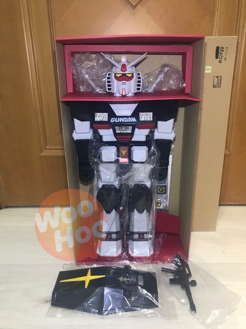 高達 超巨大 50cm 原型機配色 rx78 rx-78-1 Maize Gundam prototype sofubi sofvi vinyl 搪膠 膠品 大膠 軟膠 糖膠 ソフビ ...