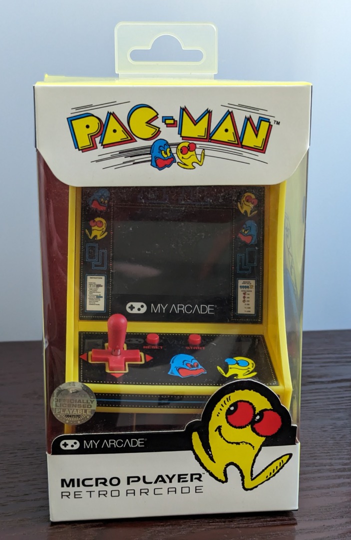 全新.迷你食鬼遊戲機 My Arcade Pac-Man Micro Player, 電子遊戲, 電子遊戲機, 其他 - Carousell