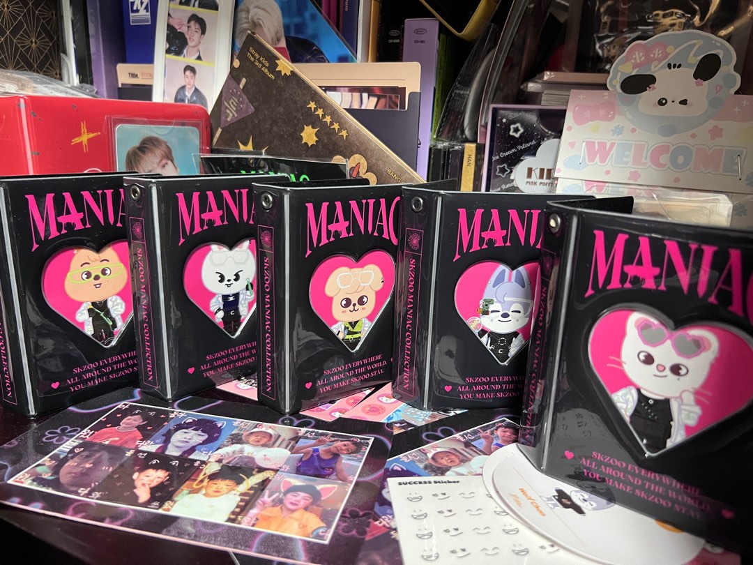 【正版保證 】stray kids skzoo plush doll original maniac 埸周 卡冊 小卡 大娃小娃 Bang ...