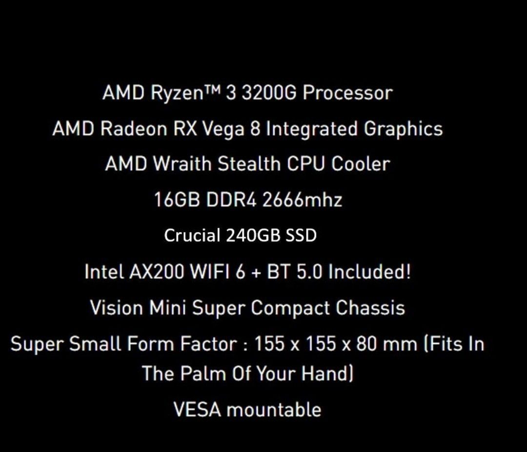 Aftershock Mini PC (Potong Pasir), Computers & Tech, Desktops on Carousell