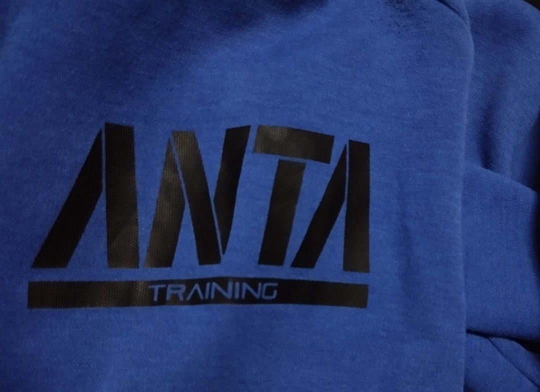 Anta Tech Fleece Training Full Zip Hoodie, Men's Fashion, Coats ...