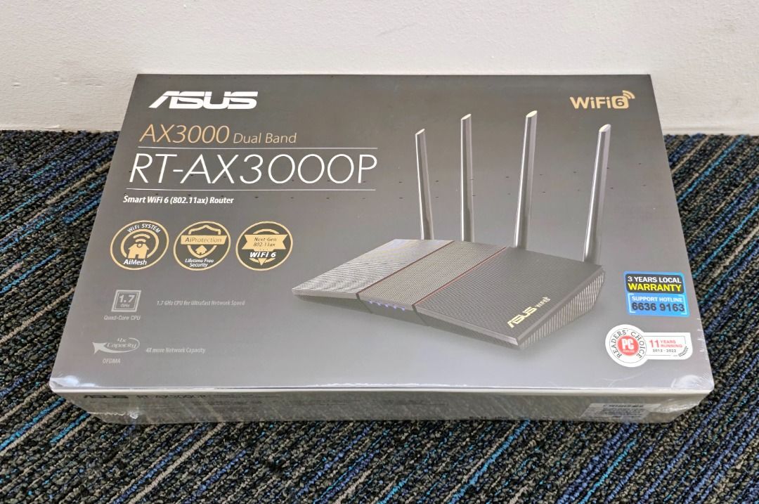 ASUS WiFi6 Router - RT-AX3000P, Computers & Tech, Parts & Accessories ...