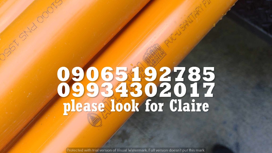 Atlanta orange pvc pipe, Commercial & Industrial, Construction Tools ...