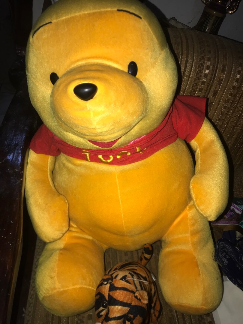 Auth Winnie the Pooh big stuff toy, Hobbies & Toys, Toys & Games on ...