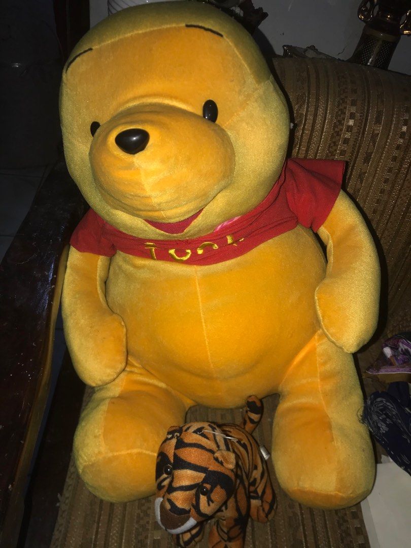 Auth Winnie the Pooh big stuff toy, Hobbies & Toys, Toys & Games on ...
