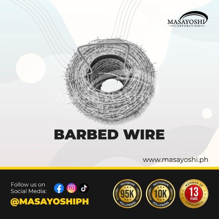 Barbed Wire 130m | Bob Wire | Fencing Equipment | Bobbed Wire | Barb ...