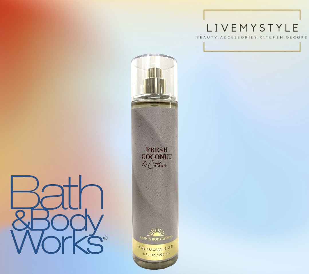 BATH & BODY WORKS FRESH COCONUT & COTTON FINE FRAGRANCE MIST, Beauty ...
