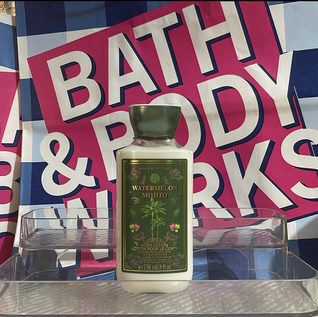 Bath and Body Works Lotion Watermelon Mojito, Beauty & Personal Care ...