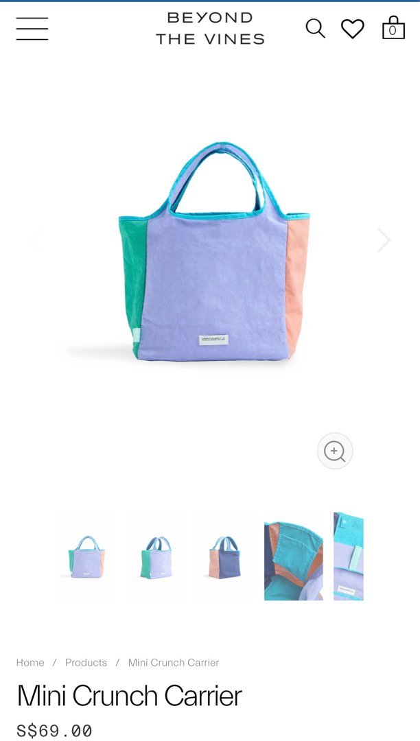 Beyond The Vines Mini Crunch Carrier, Women's Fashion, Bags & Wallets ...