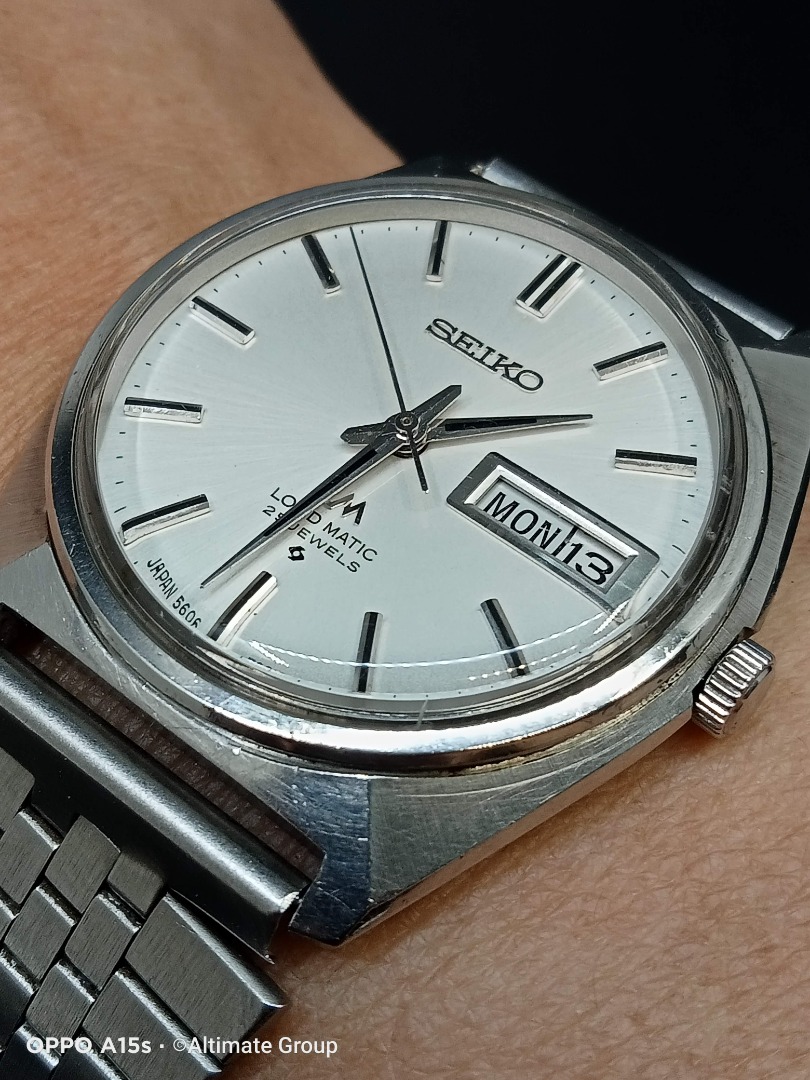 Birthday Watch February 1969! Seiko 5606-7000 Lord Matic SUWA 25J Automatic Watch (OH), Men's ...