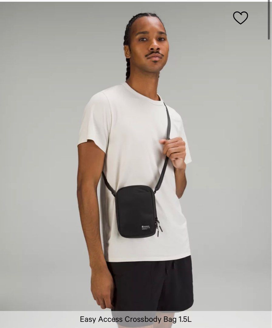 BNWT Lululemon Easy Access Crossbody / Sling Bag, Men's Fashion, Bags ...