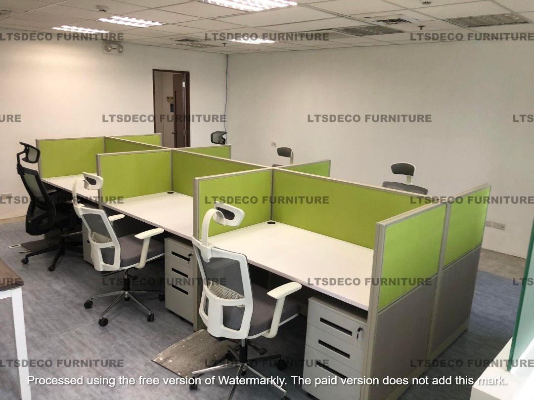 BPO TABLE WORKSTATION CUSTOMIZED CUBICLE OFFICE PARTITION AND ...
