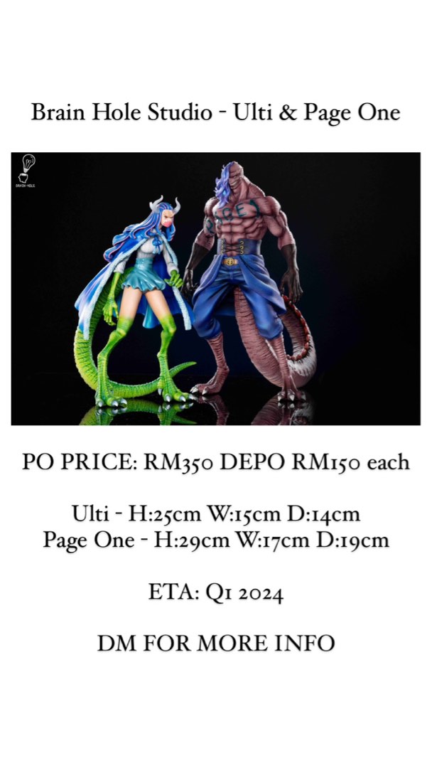 Brain Hole Studio - Ulti & Page One, Hobbies & Toys, Toys & Games on ...