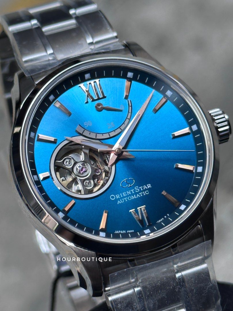 Brand New Orient Star Graduation Blue Dial Limited Edition Open Heart Automatic Watch RE-AT0017L ...