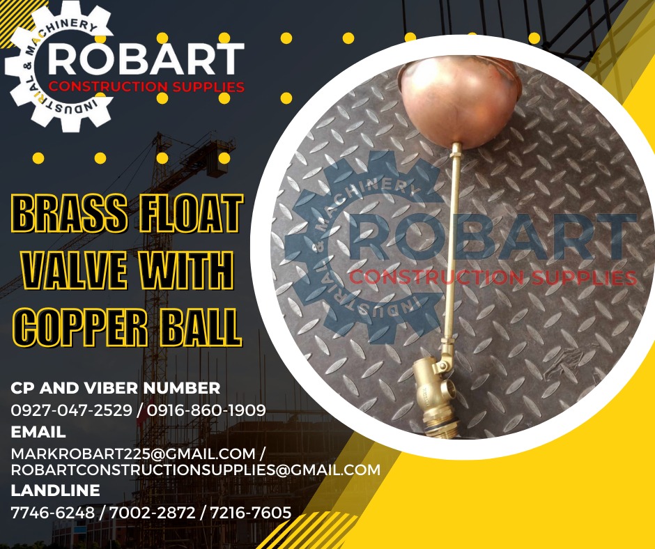 Brass Float Valve with Copper Ball, Commercial & Industrial ...