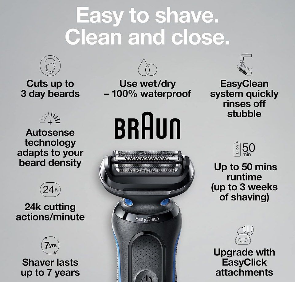 BRAUN Series 5 model 51-M1200s authentic original, Beauty & Personal ...