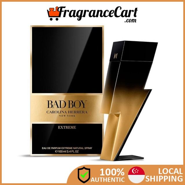 Carolina Herrera Bad Boy Extreme EDP for Men (100ml) [Brand New 100% ...
