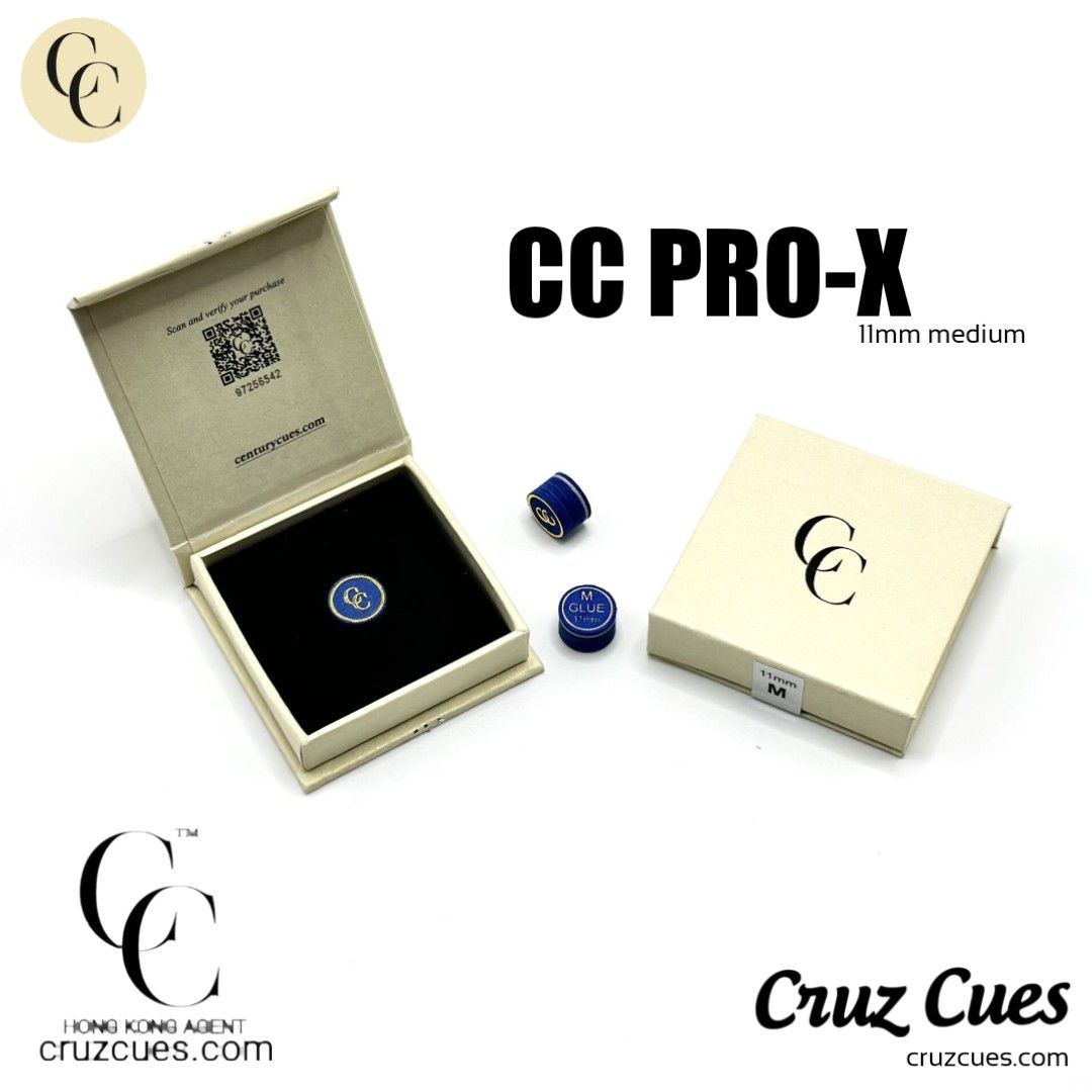 Cc prox x cue tips century cue tip, 運動產品, 運動與體育, 運動與體育 - 桌球與保齡球 - Carousell