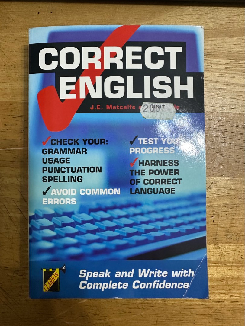 Clarion Correct English Book Hobbies Toys Books Magazines Clarion Correct English Book Hobbies Toys Books Magazines