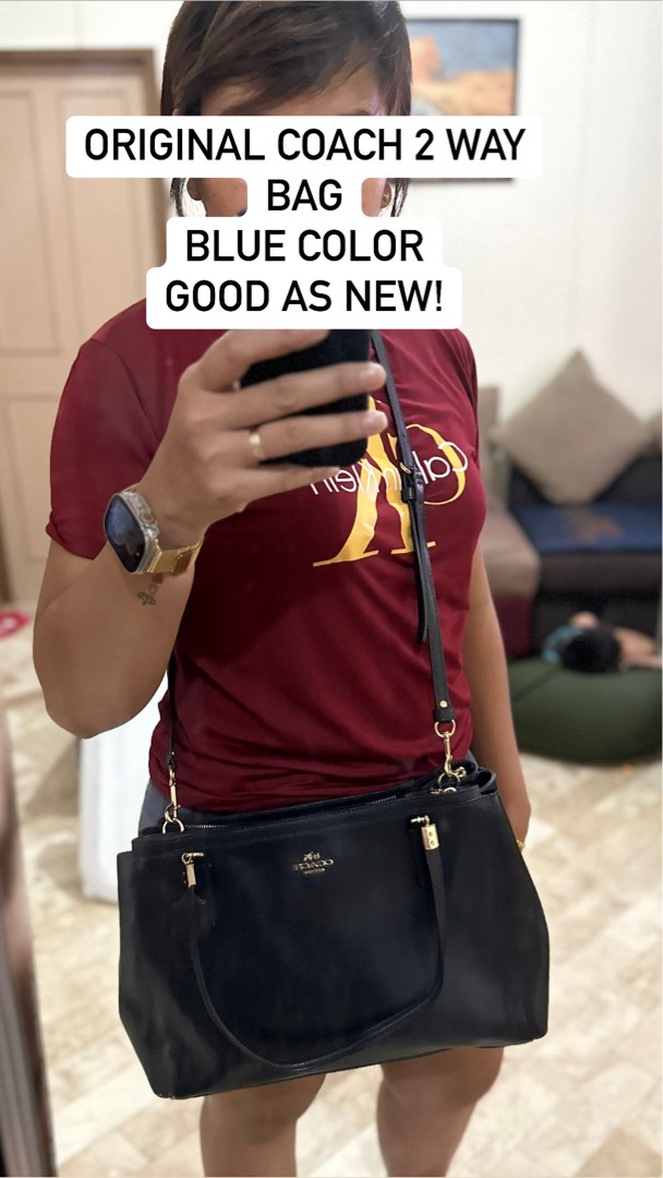 Coach 2 way bag, Luxury, Bags & Wallets on Carousell