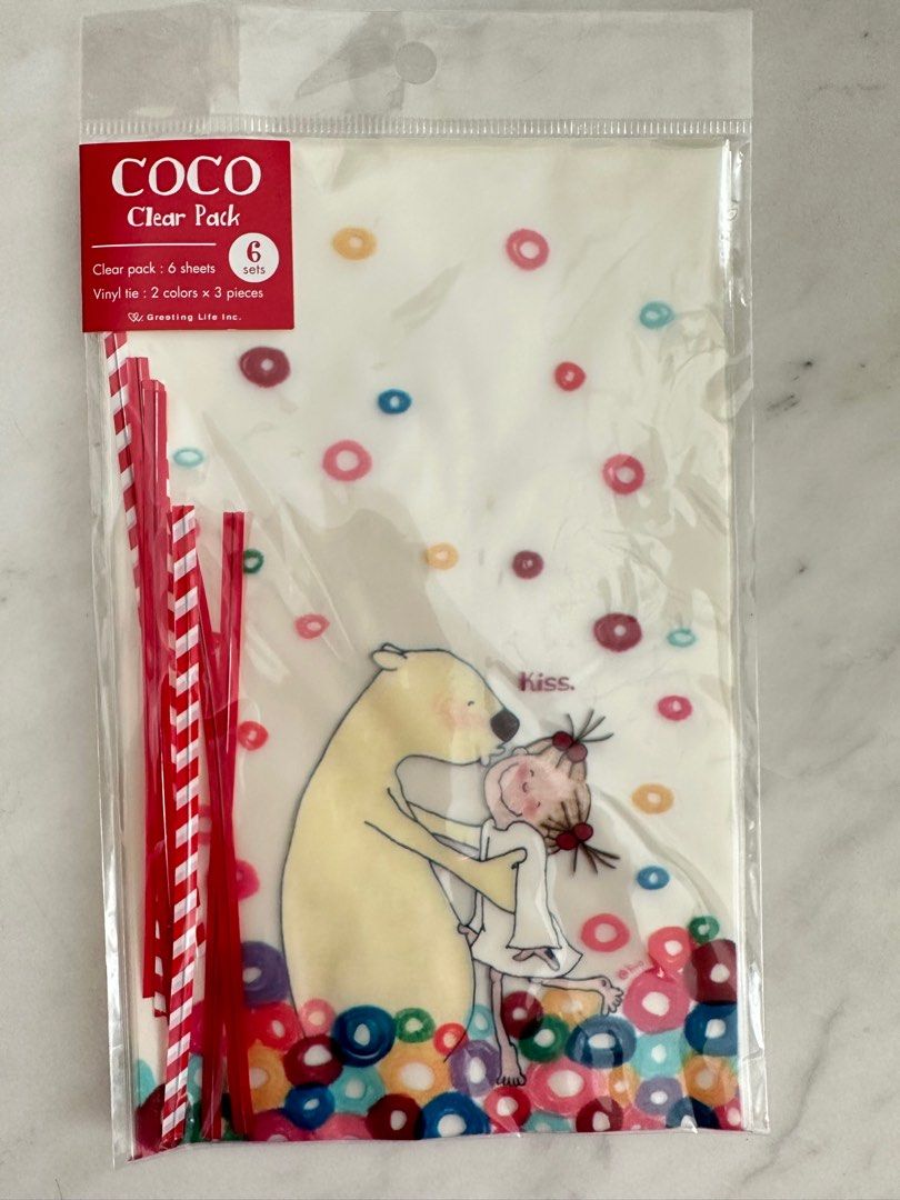 Coco clear plastic packs, Hobbies & Toys, Stationery & Craft, Occasions ...