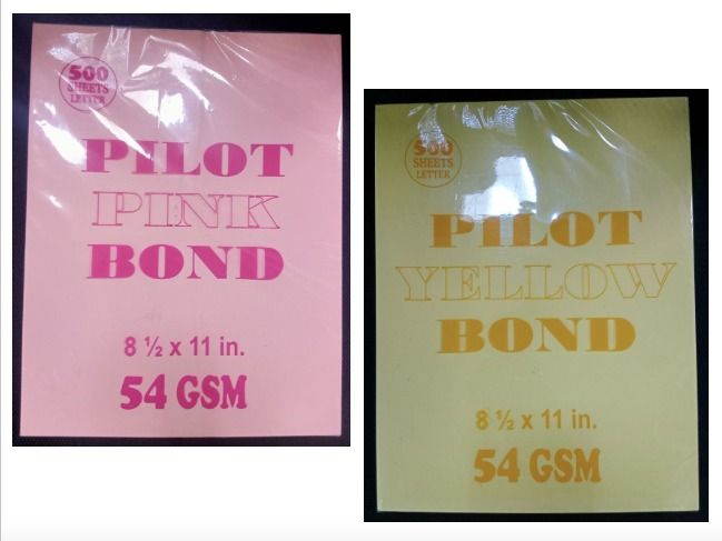 Colored Bond Paper, Hobbies & Toys, Stationary & Craft, Stationery ...