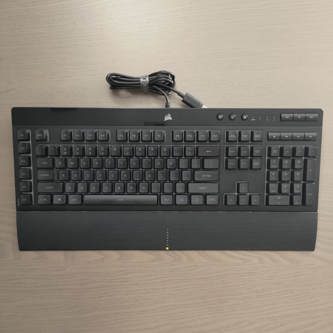 Corsair K55 RGB Pro Gaming Keyboard - Full Size Keyboard with Macro ...