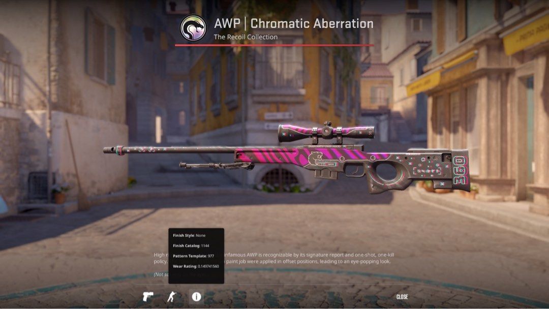 CSGO CS2 AWP | Chromatic Aberration MW [BUFF PRICE], Video Gaming ...