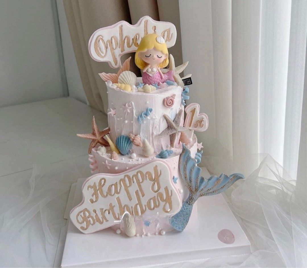 Customised birthday cake , Food & Drinks, Homemade Bakes on Carousell