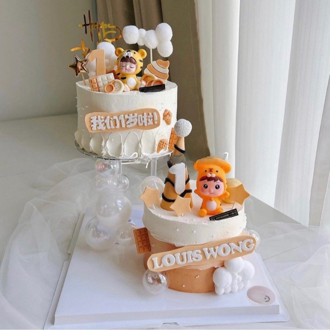 Customised birthday cake , Food & Drinks, Homemade Bakes on Carousell