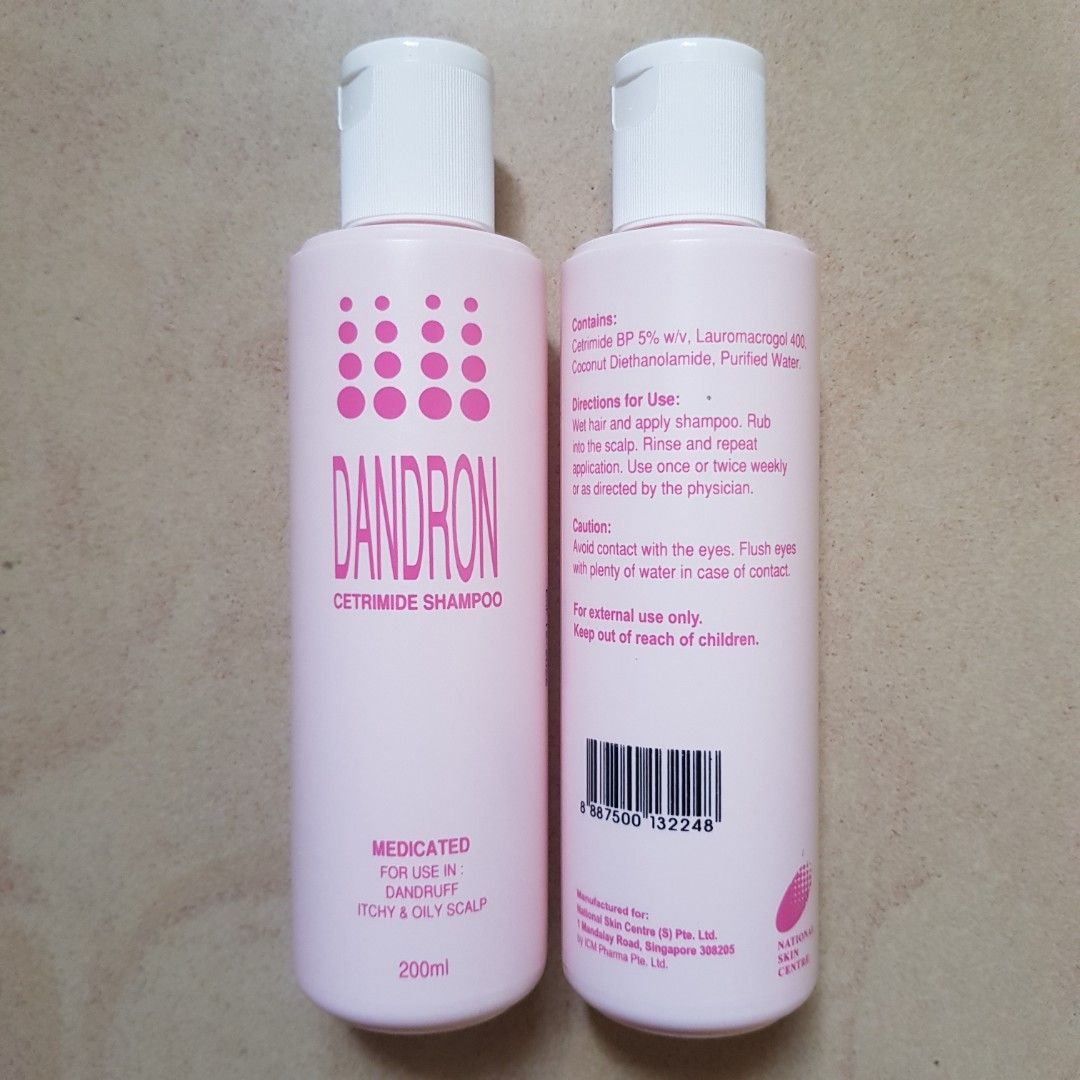 (Exp: 12/28) Dandron Cetrimide Anti-dandruff Shampoo, Beauty & Personal ...