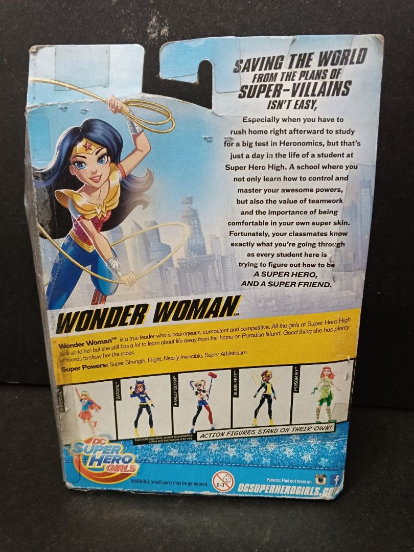DC Super Hero Girls Wonder Woman 2015 Mattel includes Magic Lasso of ...