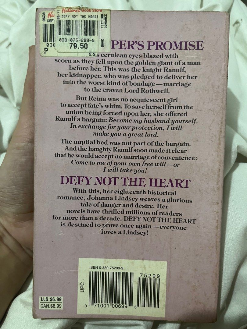 Defy Not the Heart by Johanna Lindsey, Hobbies & Toys, Books ...