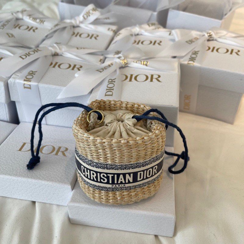 Dior straw bag, Luxury, Bags & Wallets on Carousell