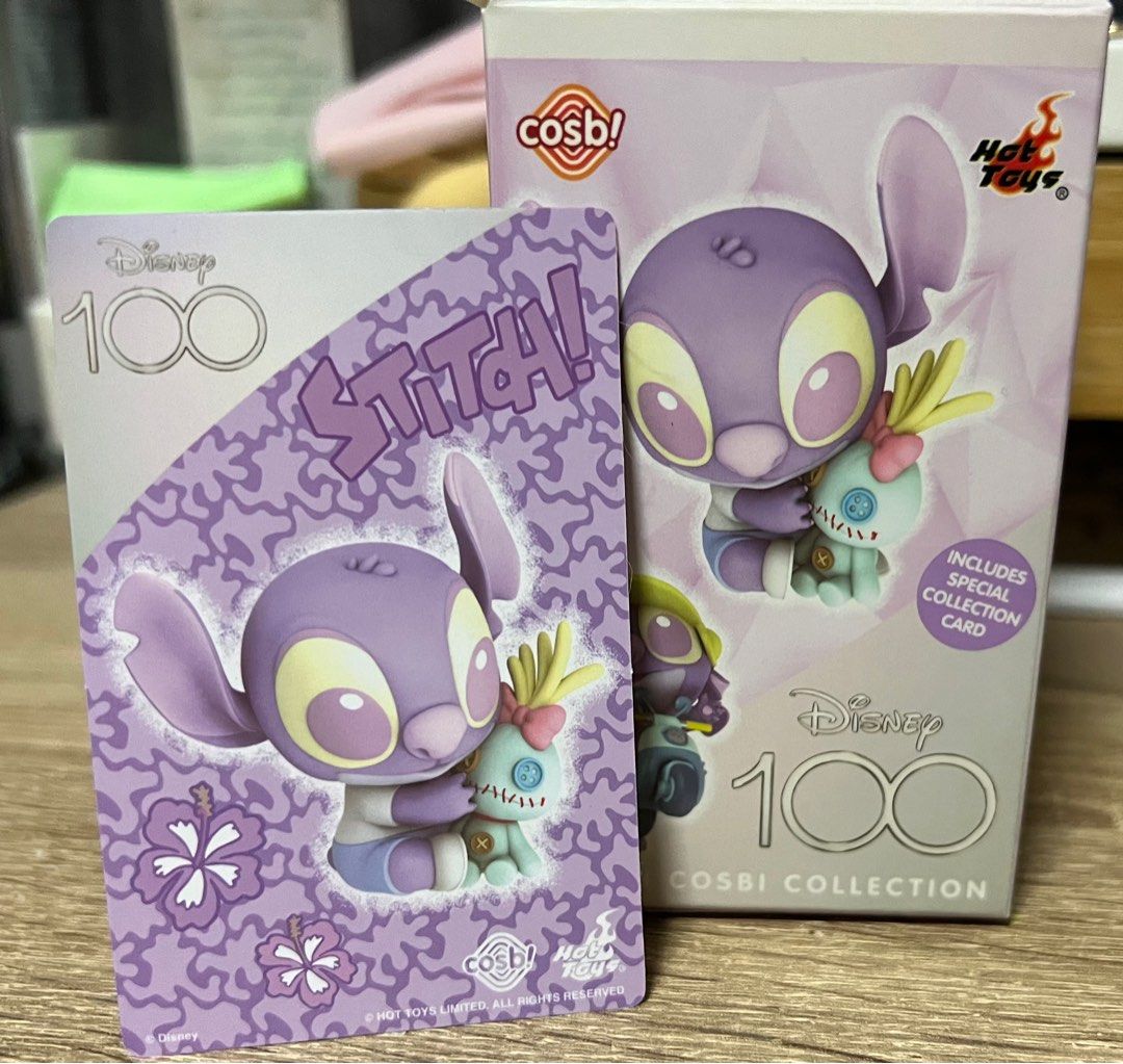 Disney 100 Cosbi Purple Stitch, Hobbies & Toys, Toys & Games on Carousell
