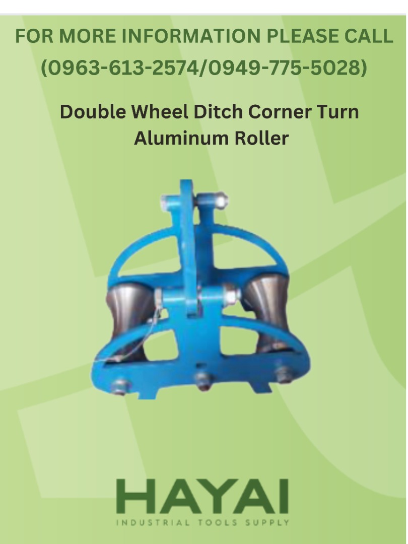 Double Wheel Ditch Corner Turn Aluminum Roller, Commercial & Industrial ...