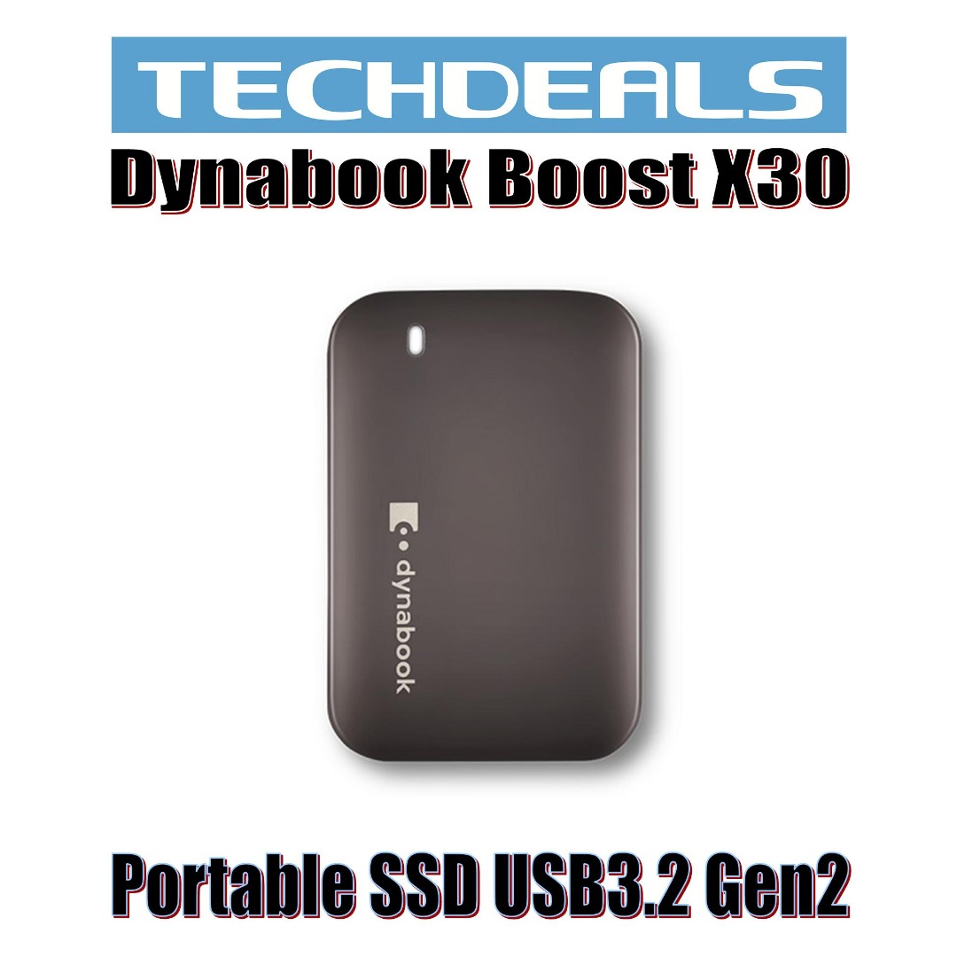 Dynabook Boost X30 Portable SSD USB3.2 Gen2 - 1TB | 2TB, Computers ...
