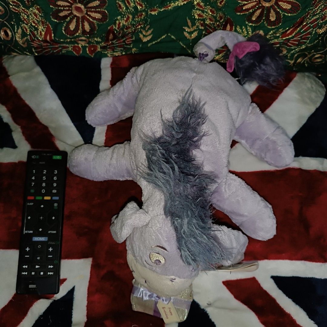 Eior from Winnie the pooh LILAC COLOR happy birthday, Hobbies & Toys ...