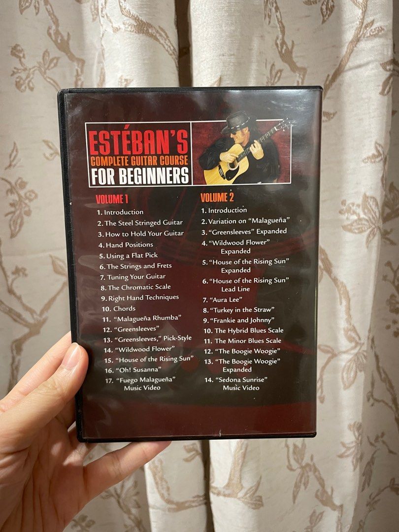 Esteban’s Complete Guitar Course for beginners DVD, Hobbies & Toys ...