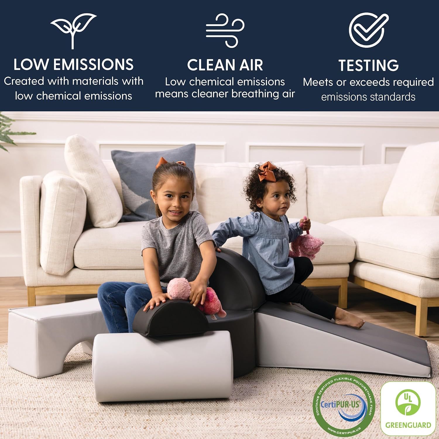 FDP SoftScape Playtime and Climb Multipurpose Soft Foam Playset for ...