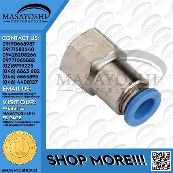 Festo Female Pneumatic Push In Fittings 8mm x 1/4 | Fittings | Threaded ...